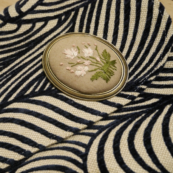 Jewelry | Vintage Style Floral Hand Embroidered Brooch | Poshmark